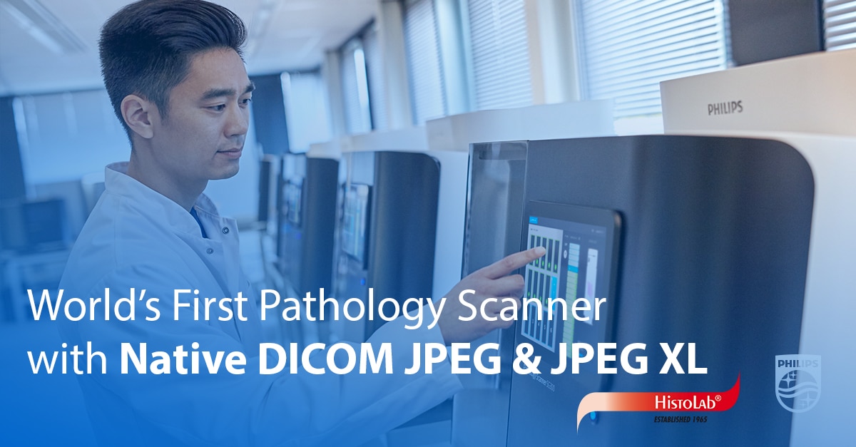 Philips - Scanner inbyggt stöd för DICOM JPEG & JPEG XL-output | Histolab